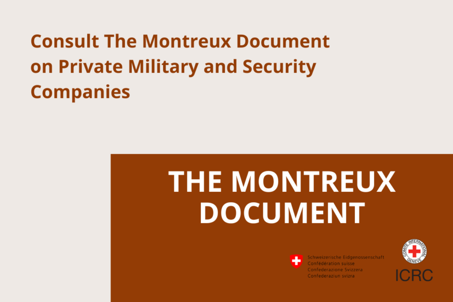 Resources of Private Security Conversations - ICoCA Blog