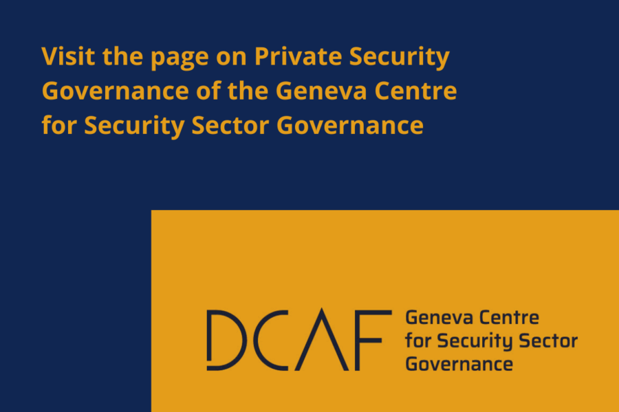 Resources of Private Security Conversations - ICoCA Blog