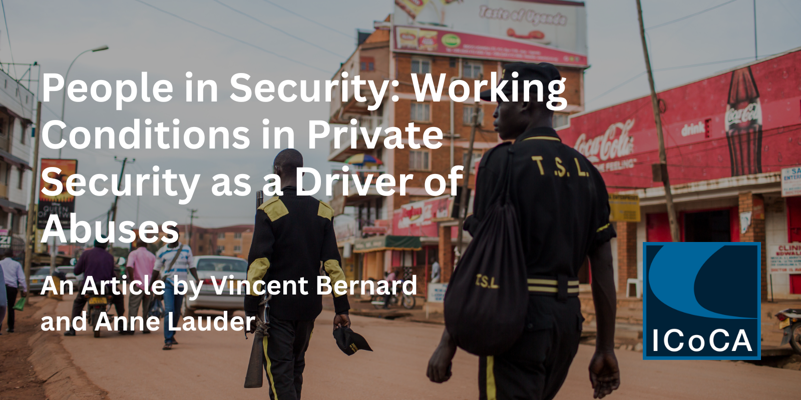 People in Security: Working Conditions in Private Security as a Driver ...